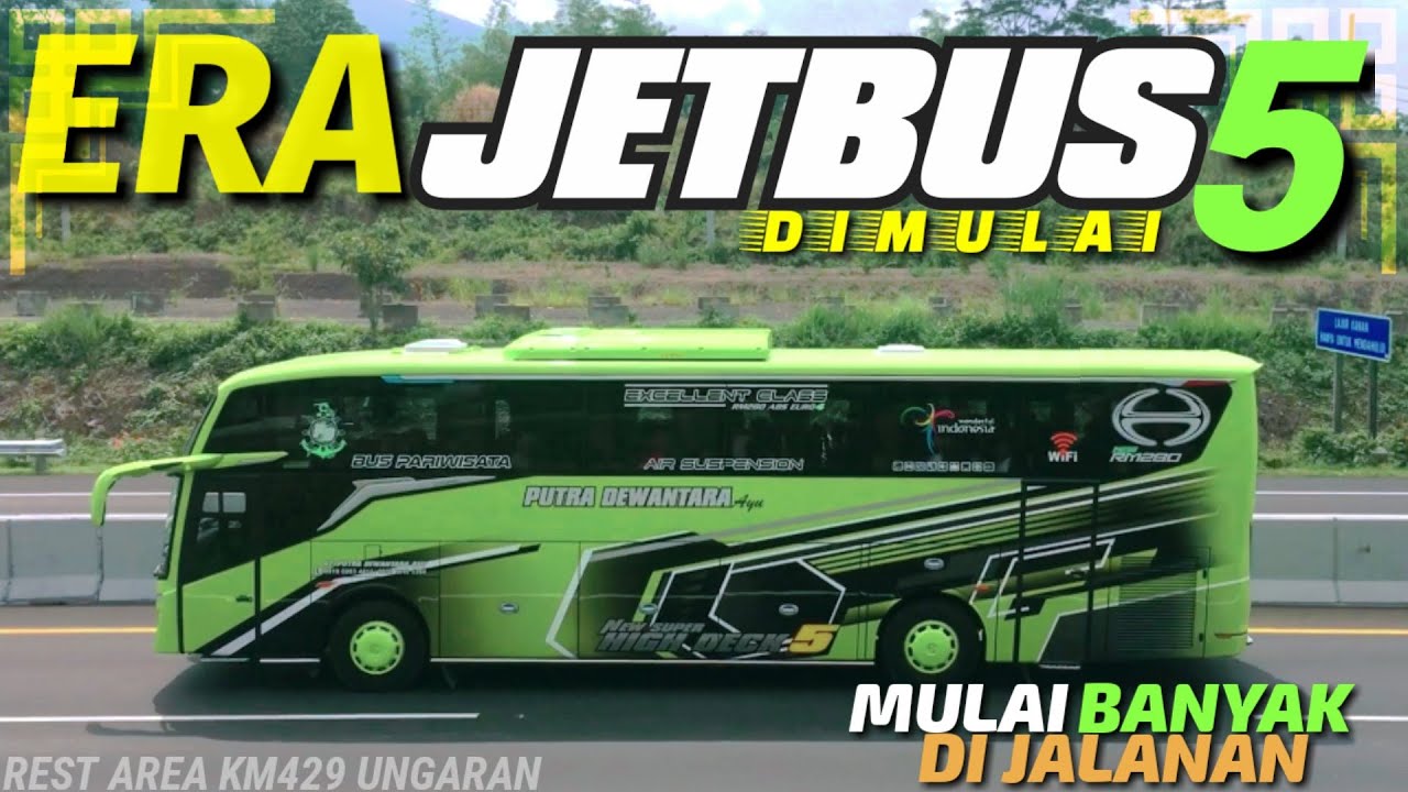 JETBUS 5 SEMAKIN MERAJALELA DI JALANAN ‼️ ERA JETBUS 5 DIMULAI 😍 - YouTube