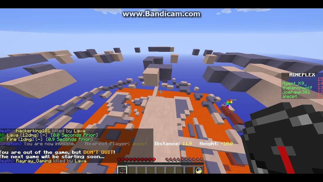 mineplex mini games parrt 2 - YouTube