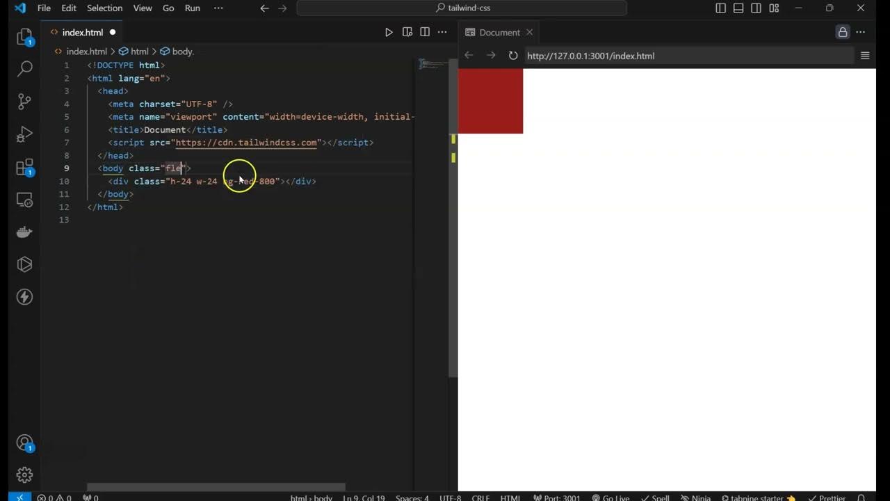 tailwind css | how to make a div round - YouTube
