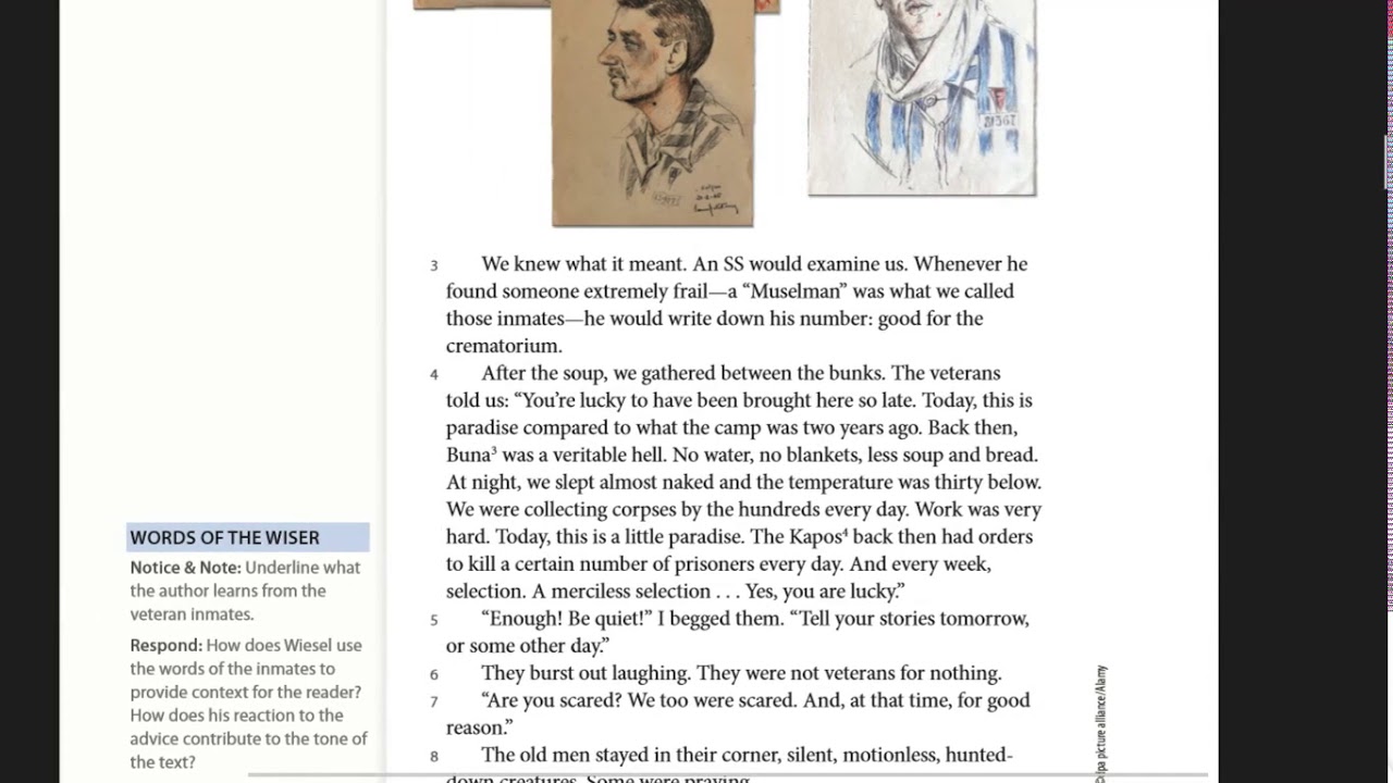 Excerpt from "Night" by Elie Weisel - YouTube