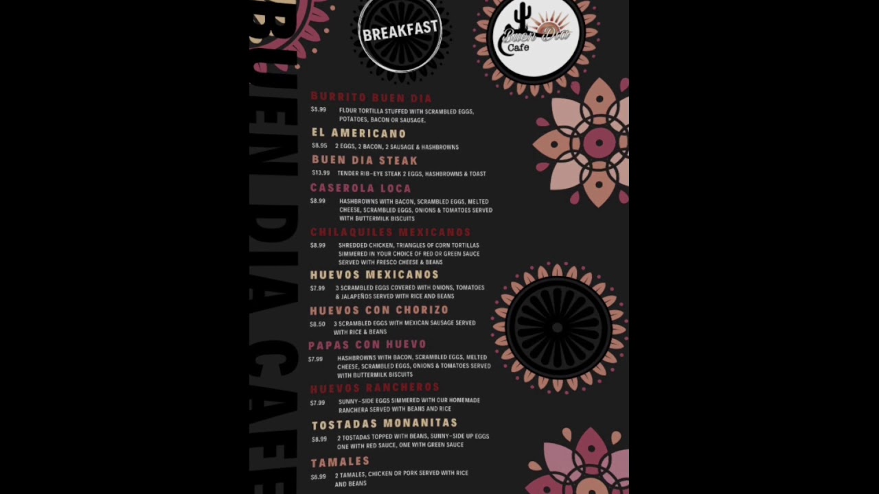 Buen Dia Cafe Breakfast 6 - YouTube