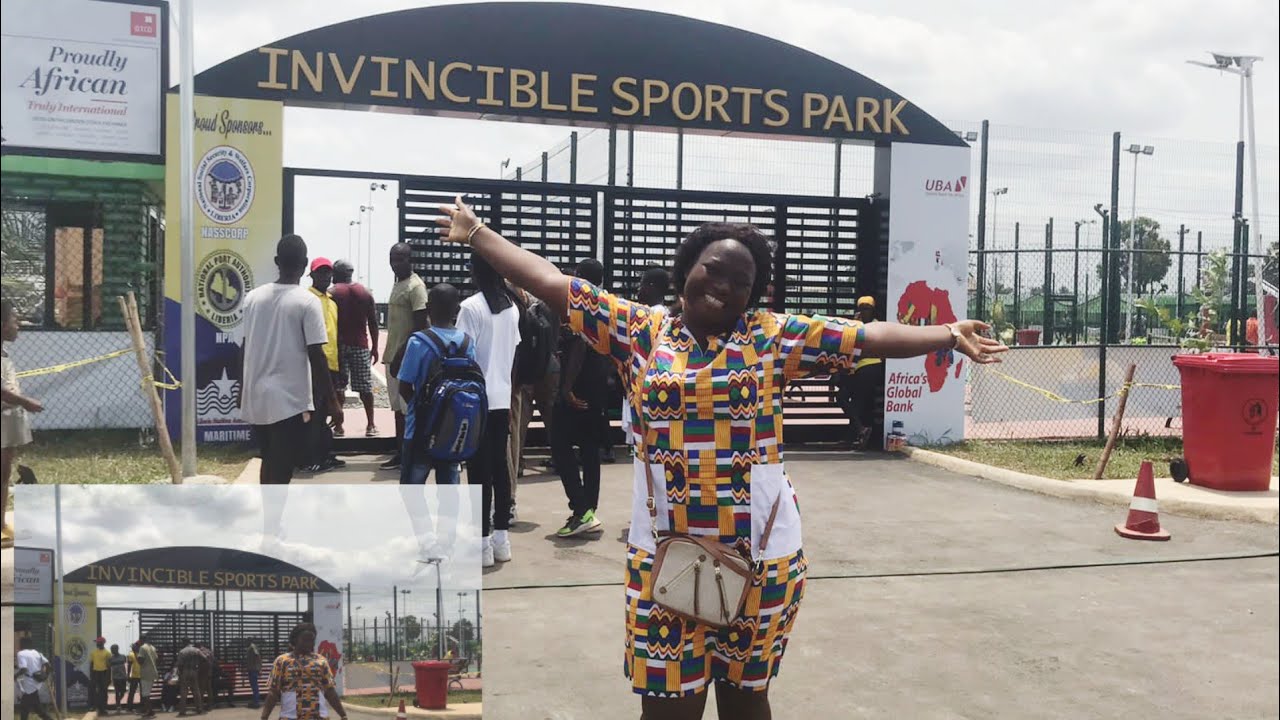#liberian at the George weah invincible park having fun and more with ...