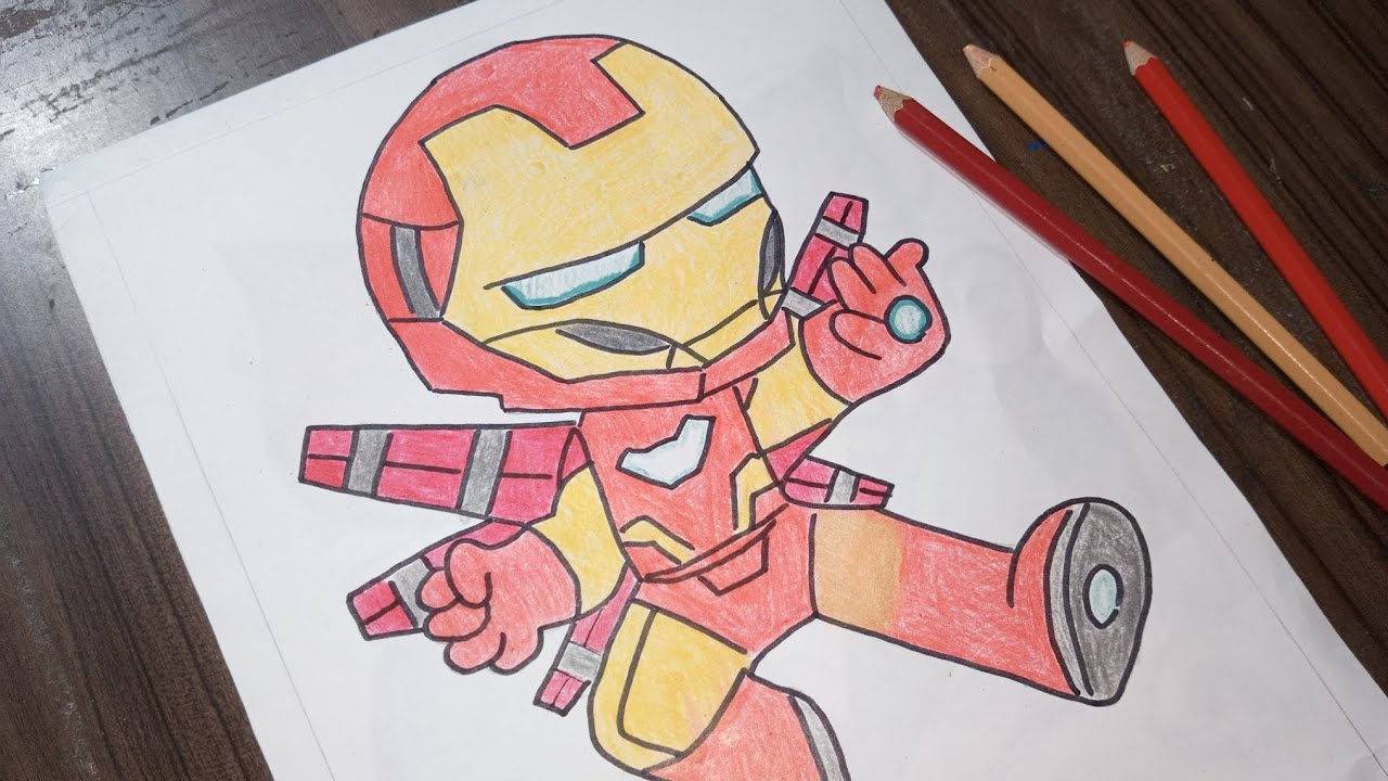 Iron Man Drawings To Color IRON MAN Drawing By Thomas Bosnes | Saatchi