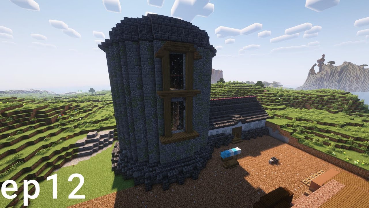 I built a castle in minecraft survival,minecraft survival episode 12 ...