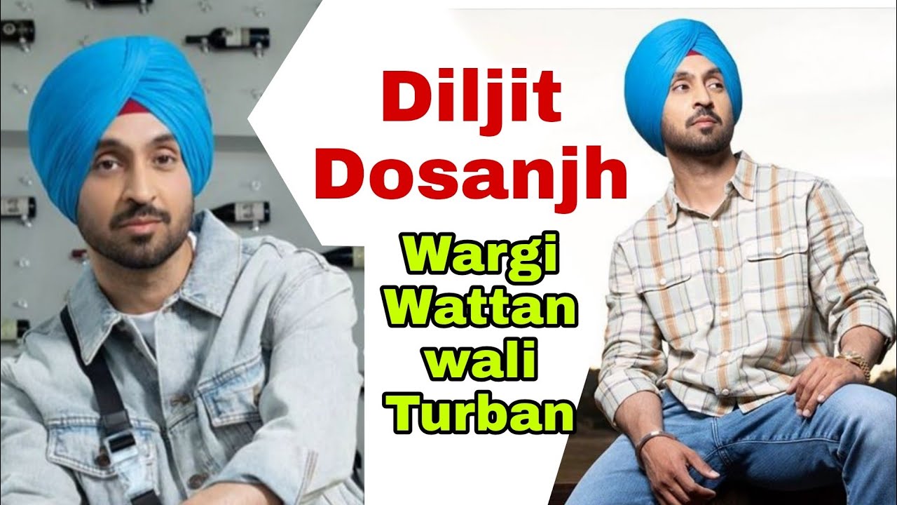Diljit Dosanjh Style Wattan Wali Pagg | Turban Tutorial | With Whole ...
