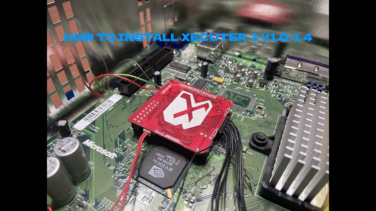 Xbox Mods #4 How To Install Xecuter 3 Modchip V1.0-1.4 4K - YouTube