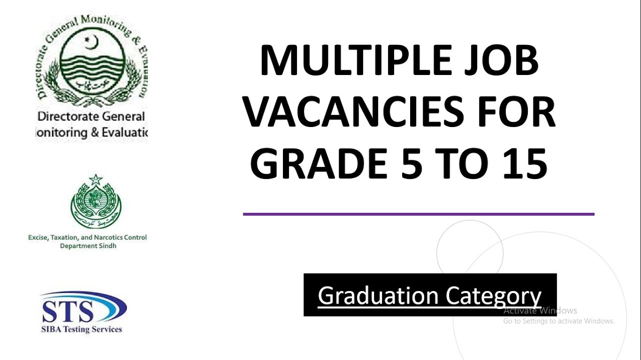 Grade 5 to 15 Multiple Job Vacancies | Grade 5 to 15 jobs |Government ...