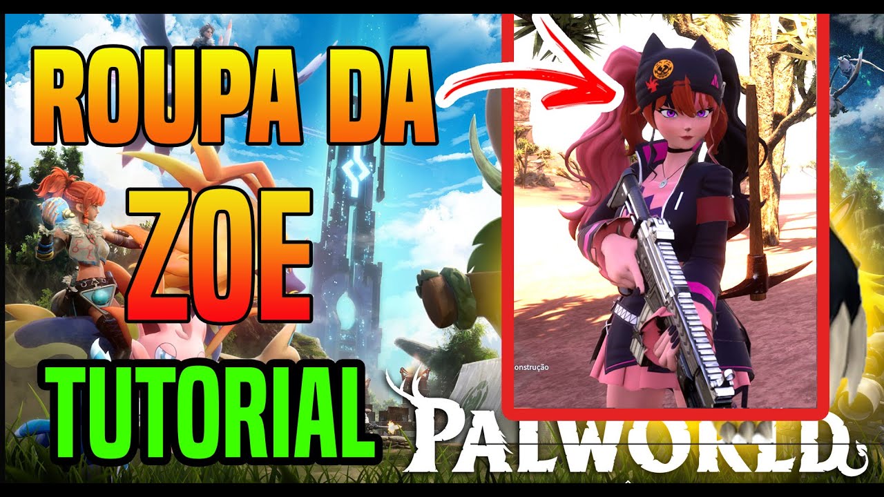 PALWORLD MOD ROUPA DA ZOE TUTORIAL COMO INSTALAR - YouTube