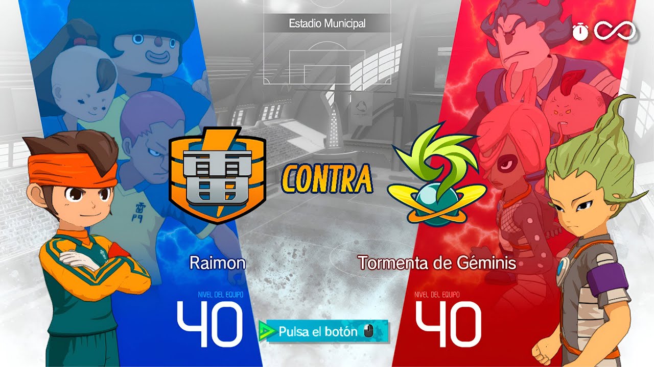 Inazuma Eleven Heroes Victory Road Raimon Vs Tormenta de Geminis 1080p ...