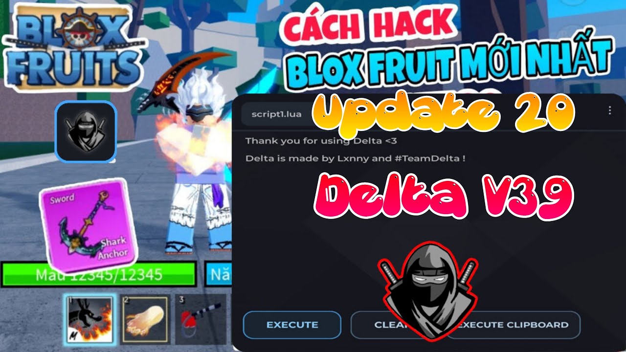 Cách Get Key Delta V39 I Cách Hack Blox Fruit 20 Cho Điện Thoại Yếu ...
