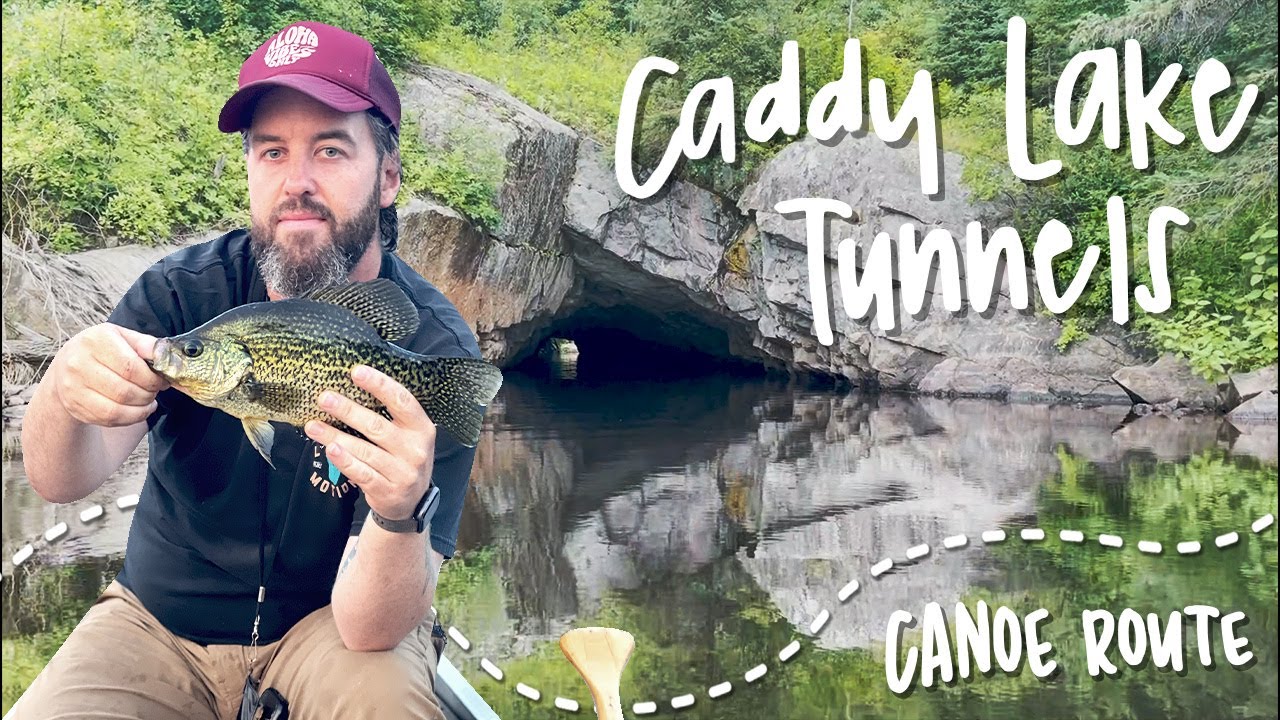 Caddy Lake Tunnels & Crappie fishing - CANOE ROUTE - 2024 South ...