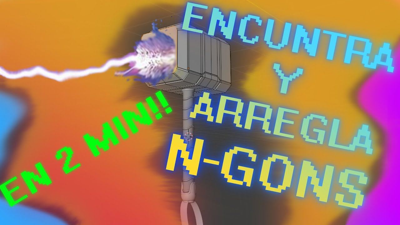 Encontrar Y Arreglar N-GONS en SOLO 2MIN!! Blender 2.9 - YouTube