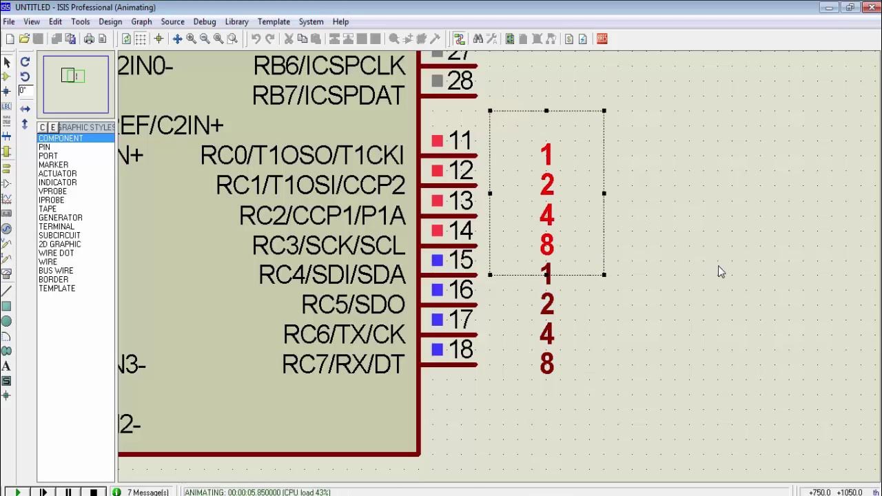 PIC16F886 Tutorial 4 - PORT Programming Part 2 - YouTube