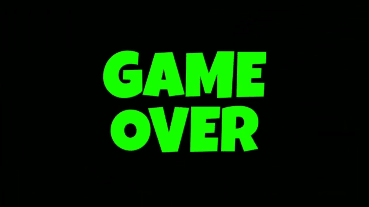 Game over Green Screen The bad - YouTube