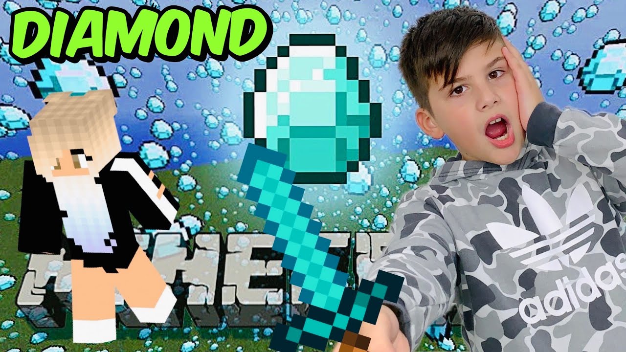 ΒΡΗΚΑΜΕ ΔΙΑΜΑΝΤΙ ΜΑΖΙ ΜΕ ΤΟ Noobaki -Minecraft Famous Games - YouTube