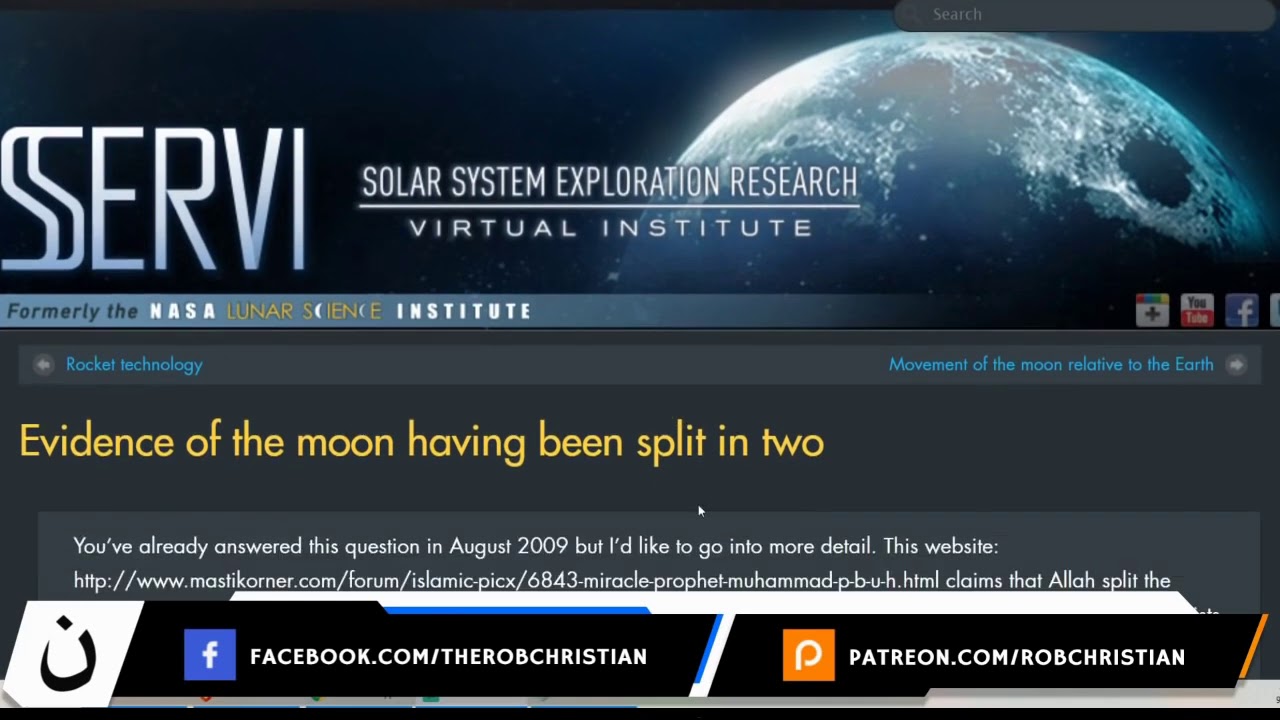 Did the Moon Split in half according to NASA - YouTube