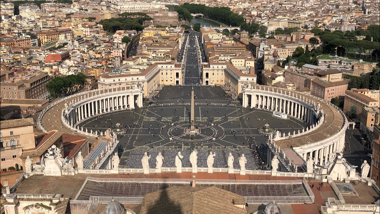 The view from the top of St. Peter’s Basilica! - YouTube