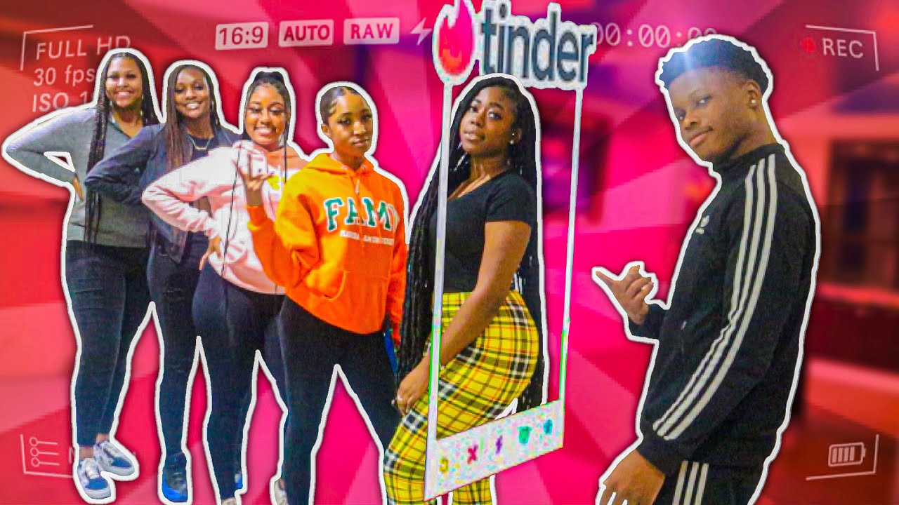 TINDER IN REAL LIFE | GUYS SWIPE GIRLS - YouTube