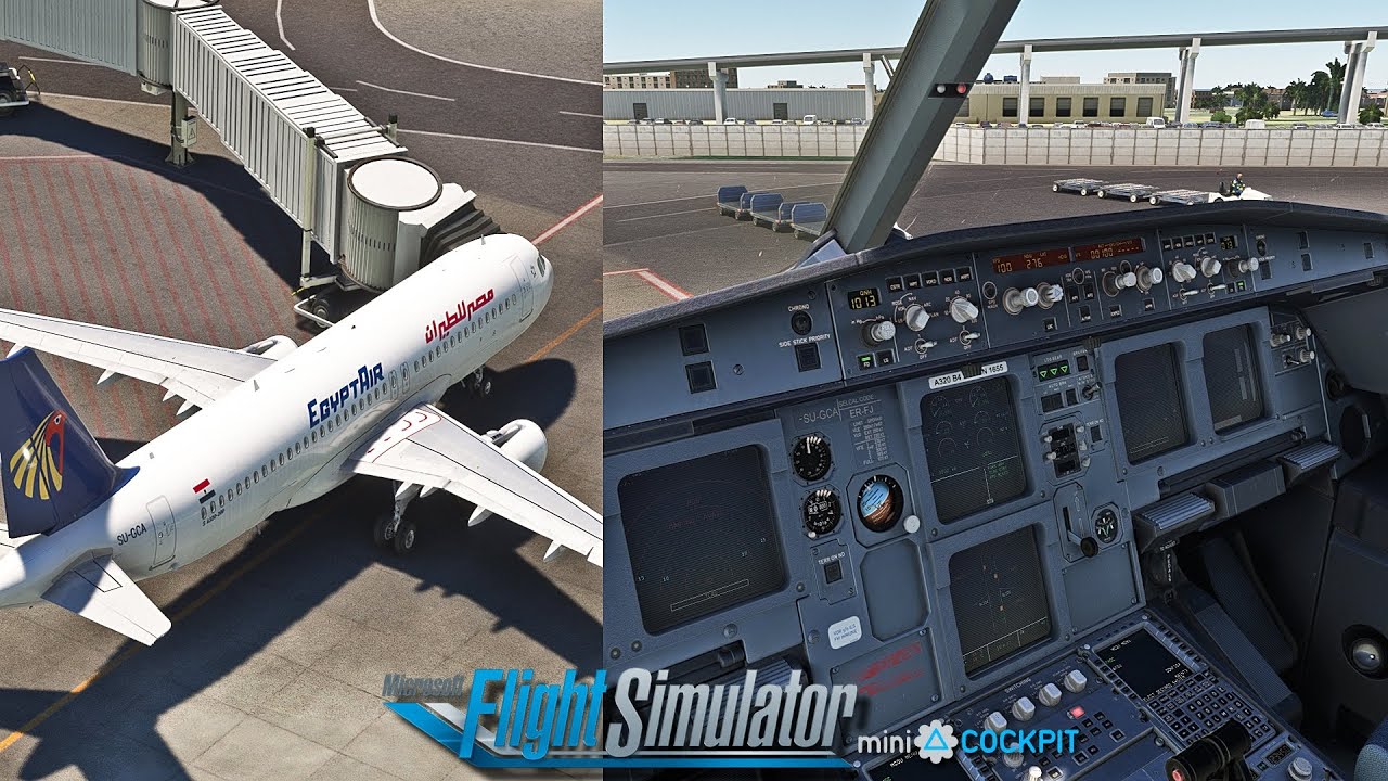 Cairo to Borg El-Arab | Fenix A320 EIS1 CRT Mod | MSFS2020 - YouTube