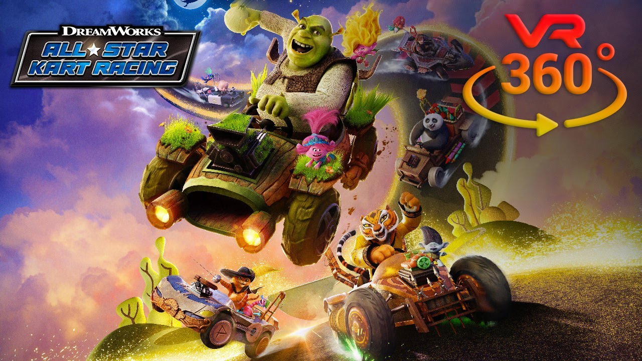 DreamWorks All-Star Kart Racing 360° - YouTube