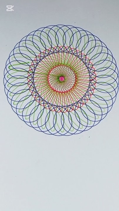 "Relaxing Spirograph ASMR | Satisfying Geometric Patterns & Soothing Sounds"#spirograph #art # ...