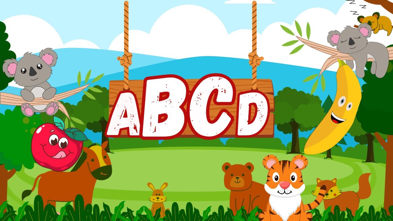 ABCD cartoon Aforapple 🍏 Learn ABCD with Fun Animation! | Alphabet Song ...