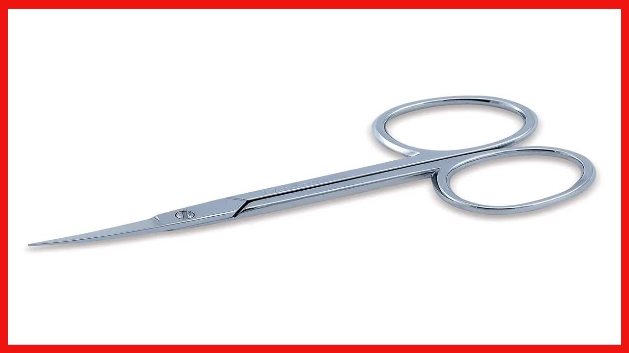 Tweezerman Long Lasting Sharp Cuticle Scissors, Nickle Plated - YouTube