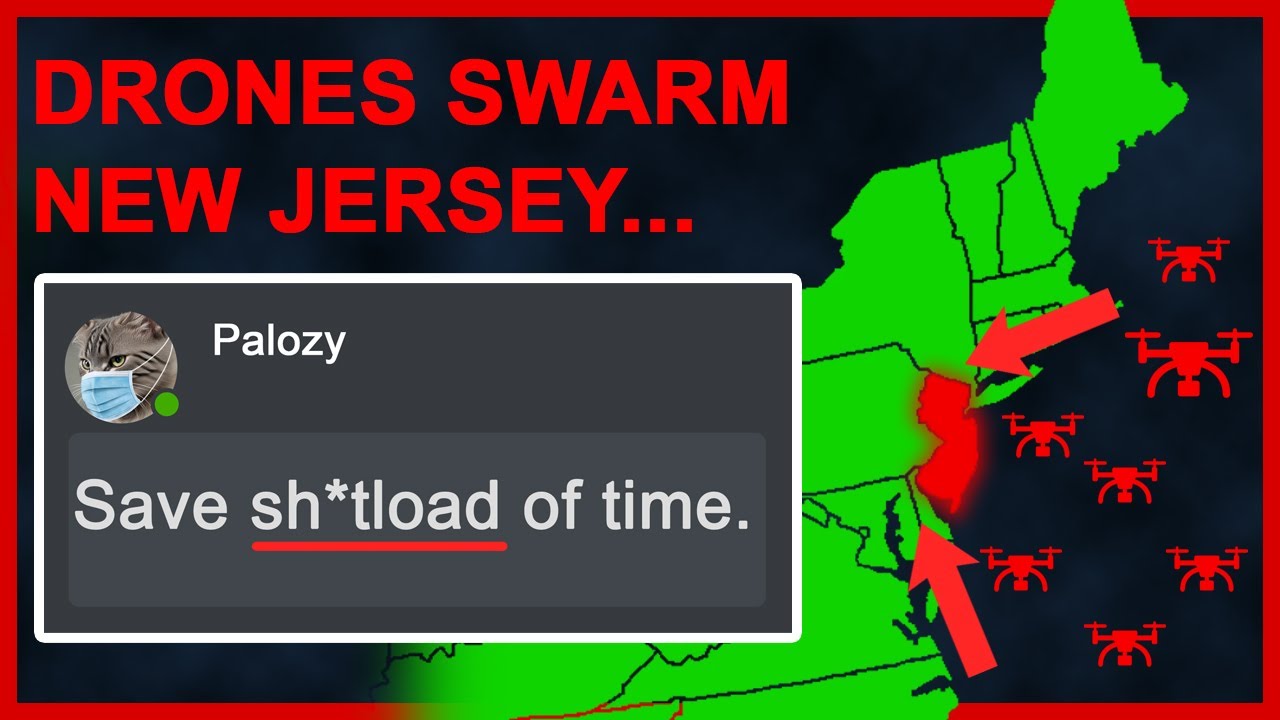 Drones Swarm New Jersey from the Ocean - Short Version - YouTube