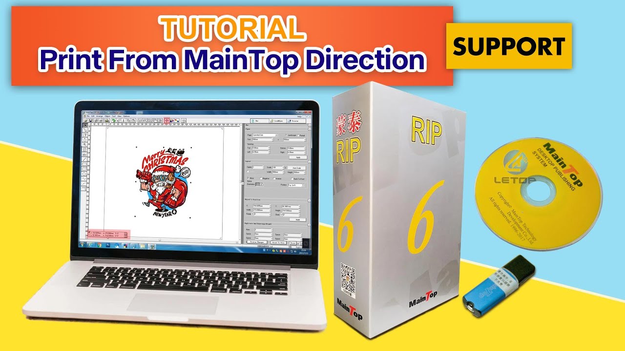 🔥 MainTop Tutorial: How to Install and Print from MainTop Direction ...
