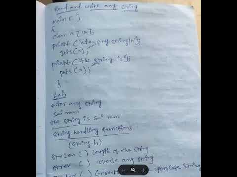 strings in C telugu - YouTube