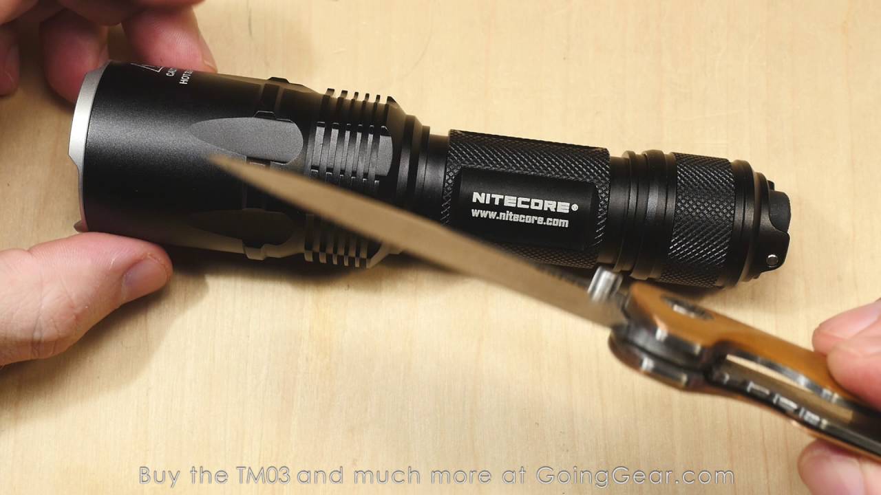 Nitecore TM03 2800 Lumen Flashlight Extended Review - YouTube
