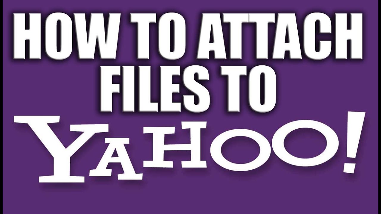 How To Attach A File To Yahoo Email 2016 Email Services YouTube How To Attach A File To Yahoo Email 2016 Email Services YouTube