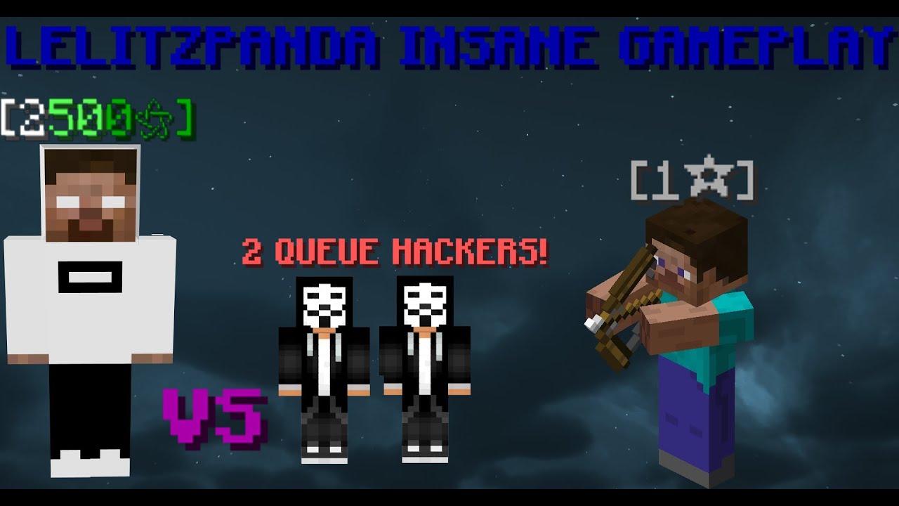 KILLING 2 QUEUE HACKERS! | Hypixel Bedwars - YouTube
