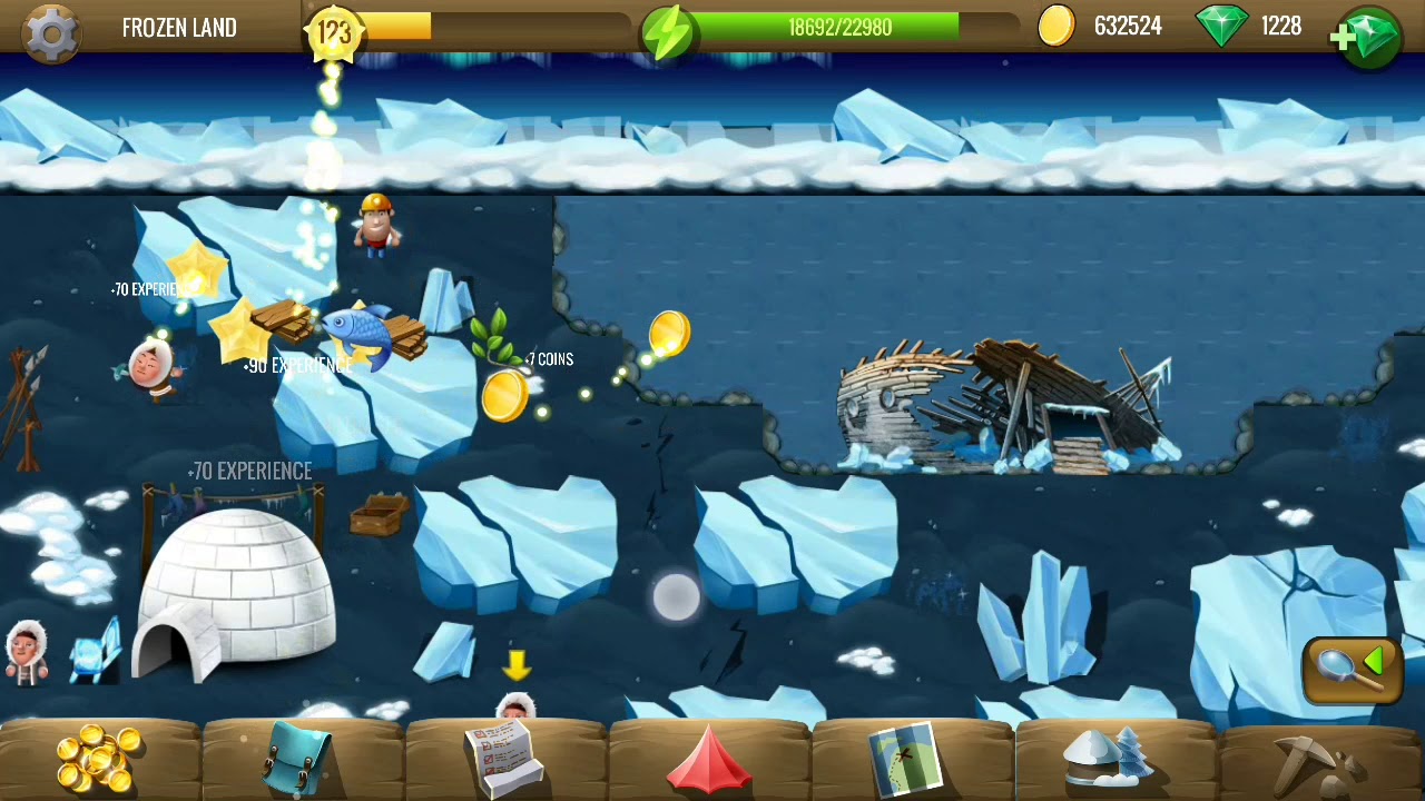Frozen Land - Diggy's Adventure - YouTube