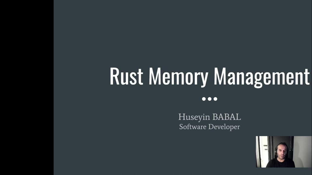[TR] Mastering Rust - Memory Management - YouTube