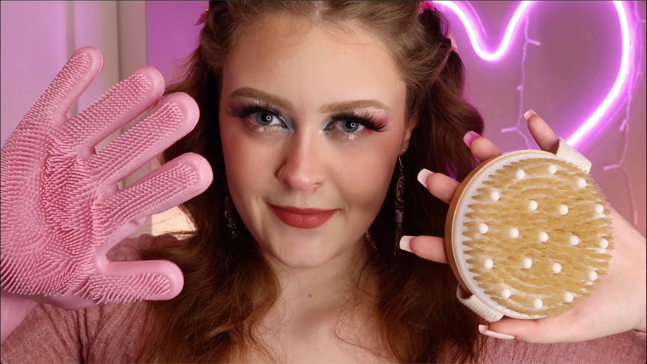 [ASMR] Dry Brushing Spa Treatment and Massage - YouTube