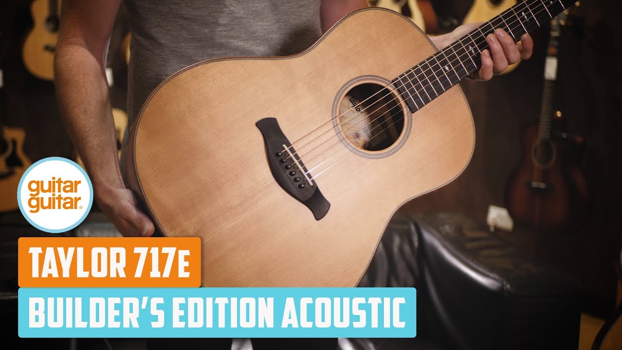 A closer look at the Taylor 717e Builder's Edition Acoustic ...