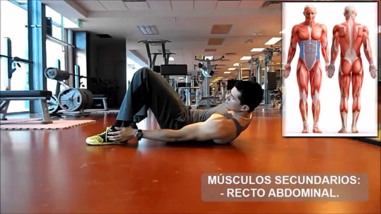 FLEXIONES LATERALES DE TRONCO (Tocando talones) - YouTube