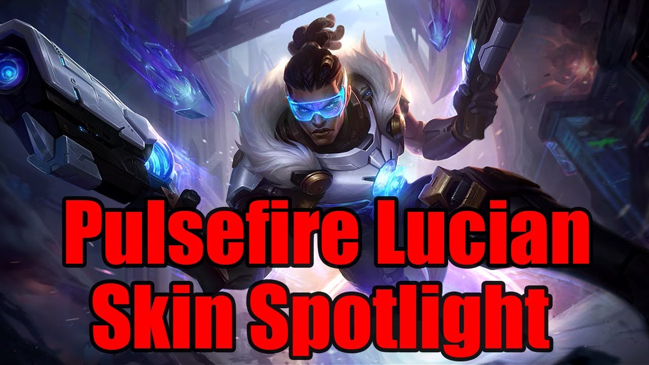Pulsefire Lucian Skin Spotlight (PBE) | League of Legends [4K] - YouTube