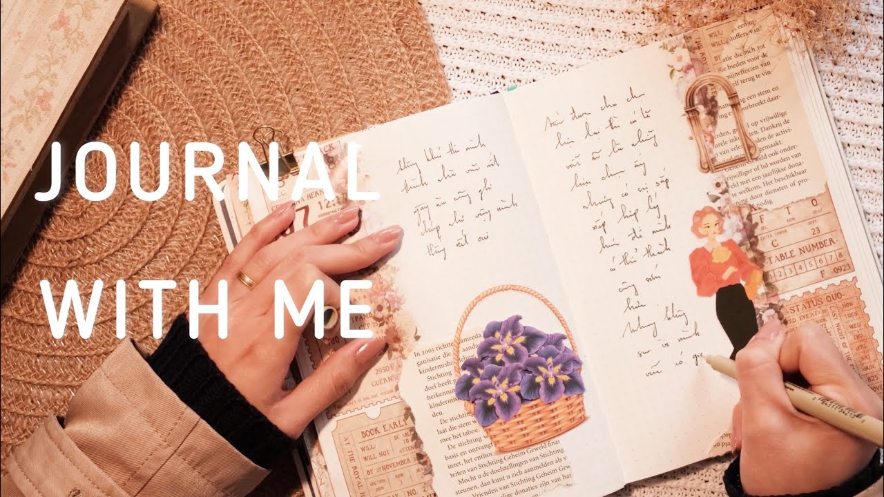 ASMR Journal with me || Relaxing, Studying, Expecting for Spring ...