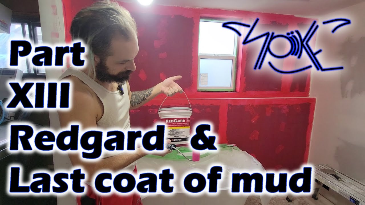 Waterproofing Your Walls How To Apply Redgard And The Final Coat Of