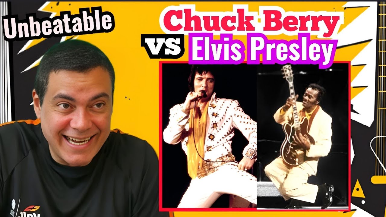 CHUCK BERRY vs ELVIS PRESLEY - Johnny B Goode / Reaction - YouTube