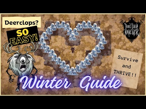 COMPLETE Winter Guide for New Players - Deerclops? SO EASY !! 100% ...