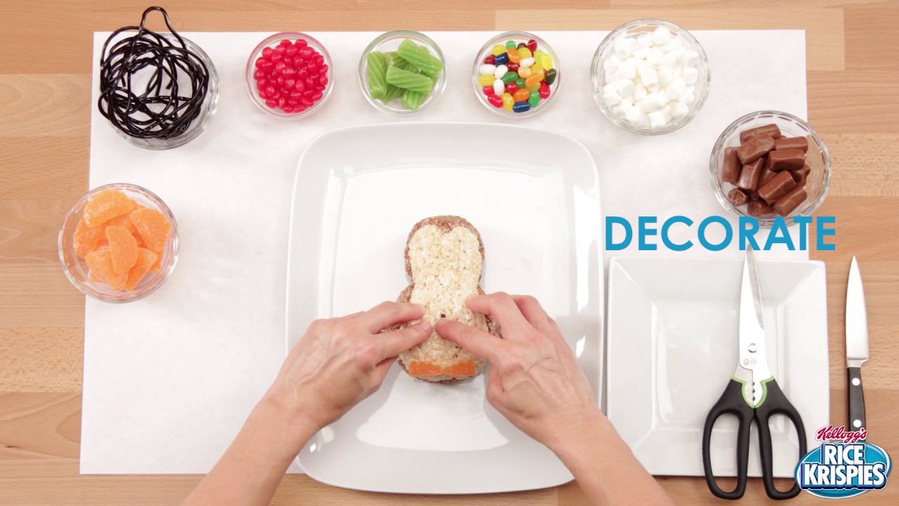How to Make a Penguin Rice Krispies Treat - YouTube