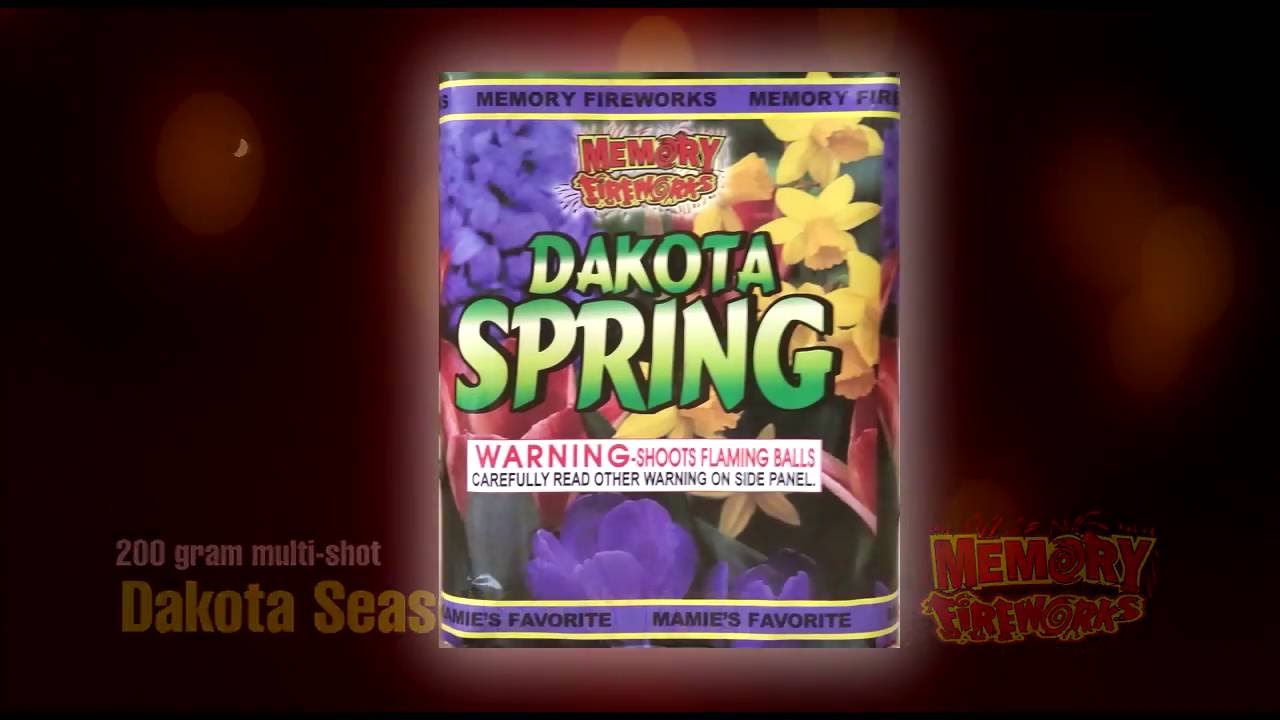 Dakota Spring - Memory Fireworks 200 gram multi-shot - YouTube