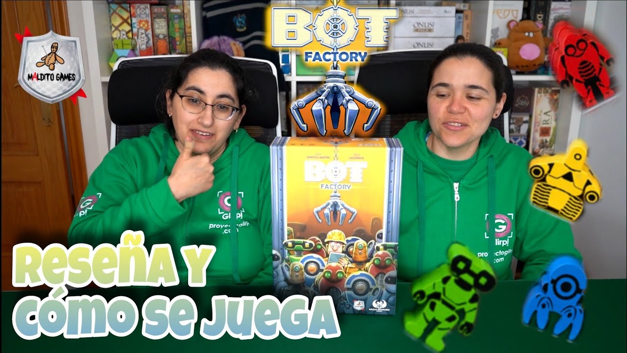 Bot Factory. Reseña y cómo se juega al "mini Kanban" - YouTube