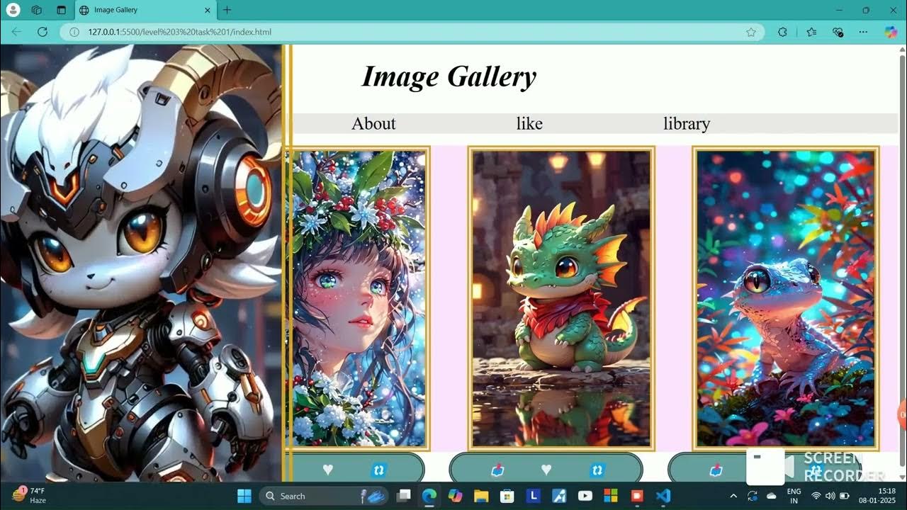 Build a Stunning Image Gallery with HTML, CSS, & JavaScript | Perfect ...