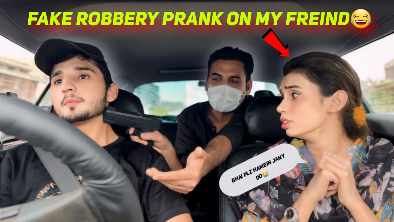 I did fake robbery prank on my friend 😂 | gone emotional 🥹 - YouTube