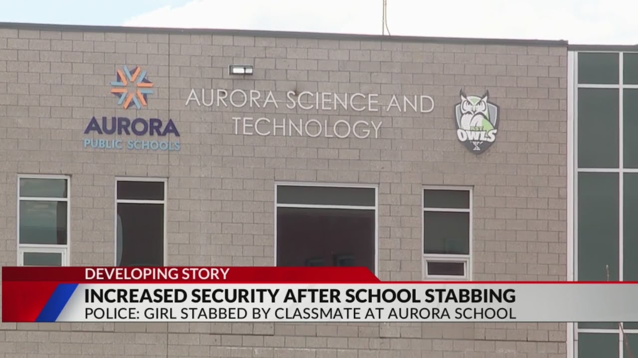 Increased security at Aurora school after stabbing - YouTube