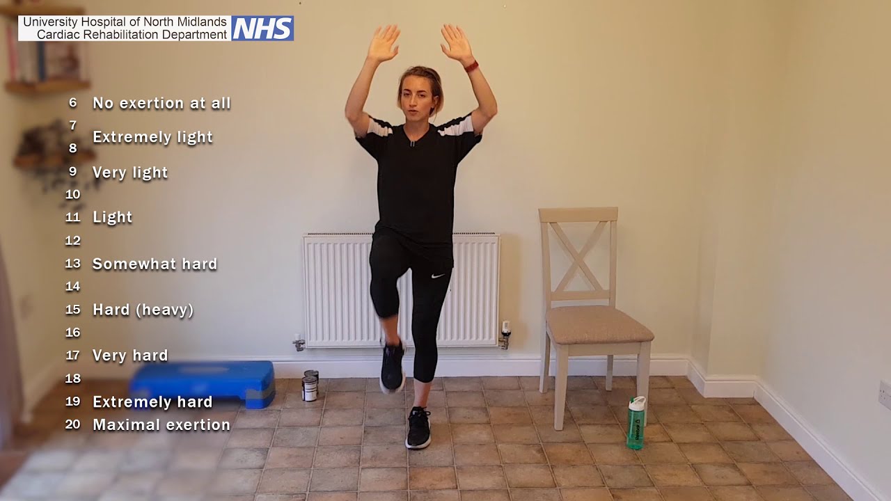 Cardiac Rehab Standing Series - Session 3 - YouTube